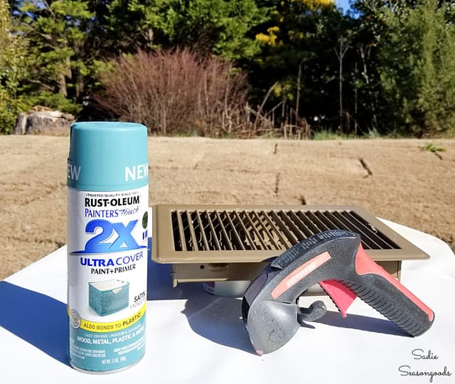 DIY Vent Register for Storing Cards - Habitat Charlotte Region ReStore