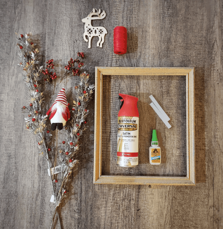 Holiday DIY: Picture Frame Wreath - Habitat Charlotte Region ReStore